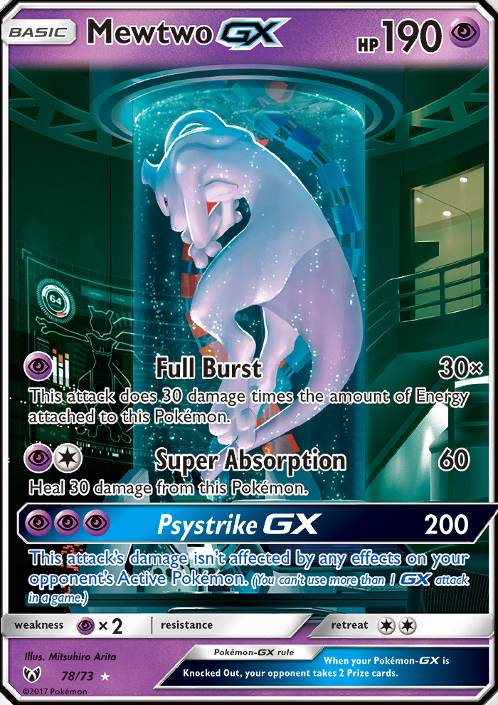Pokemon Legend Cards Mewtwo