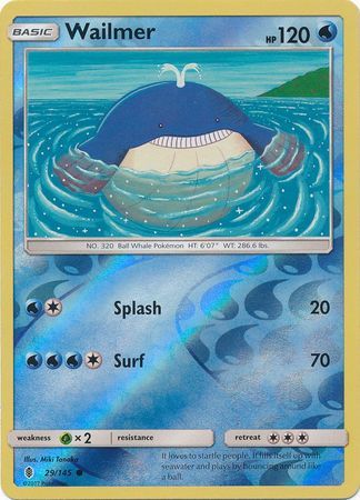 Wailmer Pokemon Card