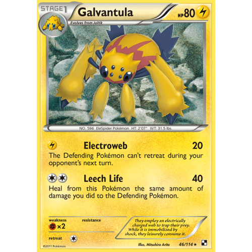 Galvantula Evolution Chart
